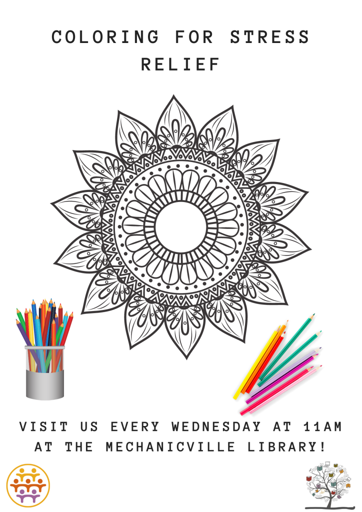 Mandala Coloring Page Relaxation Worksheet – Mechanicville District ...